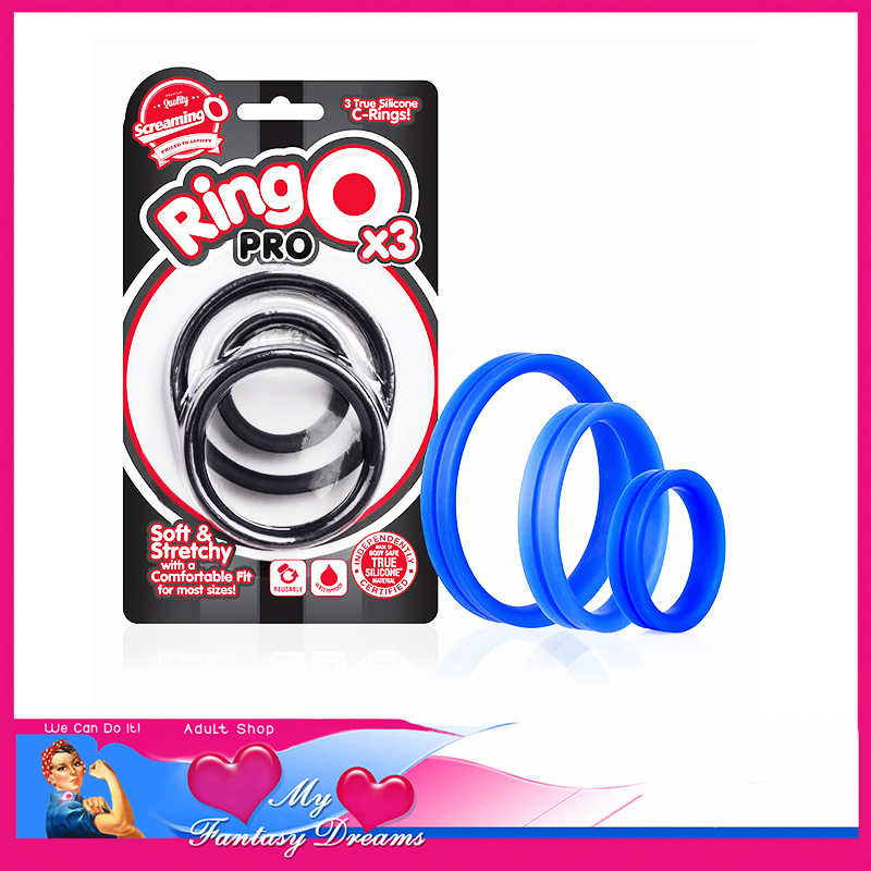 Screaming O – Ring O X3 – Silicone Cock Rings Kit Set Stretchy Soft ...
